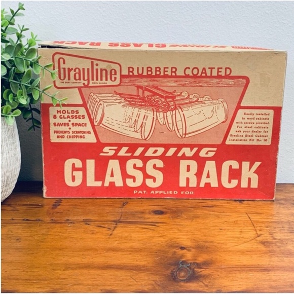 Vintage | Kitchen | Vintage Grayline Sliding Glass Rack | Poshmark